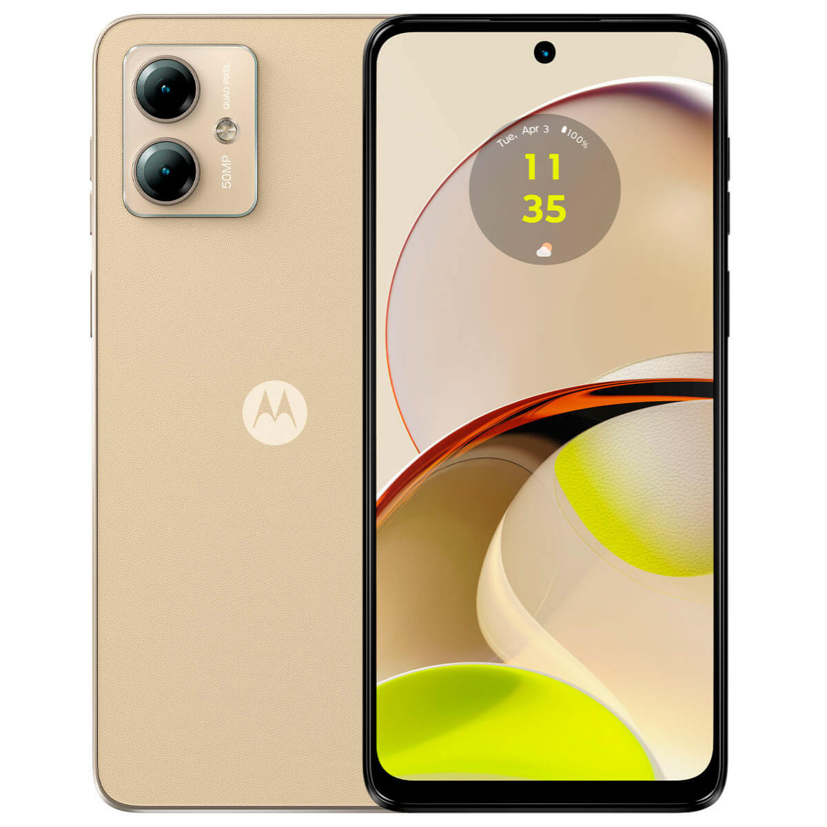 ᐉ Смартфон Motorola Moto G14 4/128GB Dual Sim Butter Cream (PAYF0028RS ...